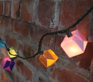 Quick, I Need an Idea!: Origami Light Covers!