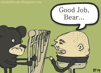 A Daily Doodle: Good Job, Bear...