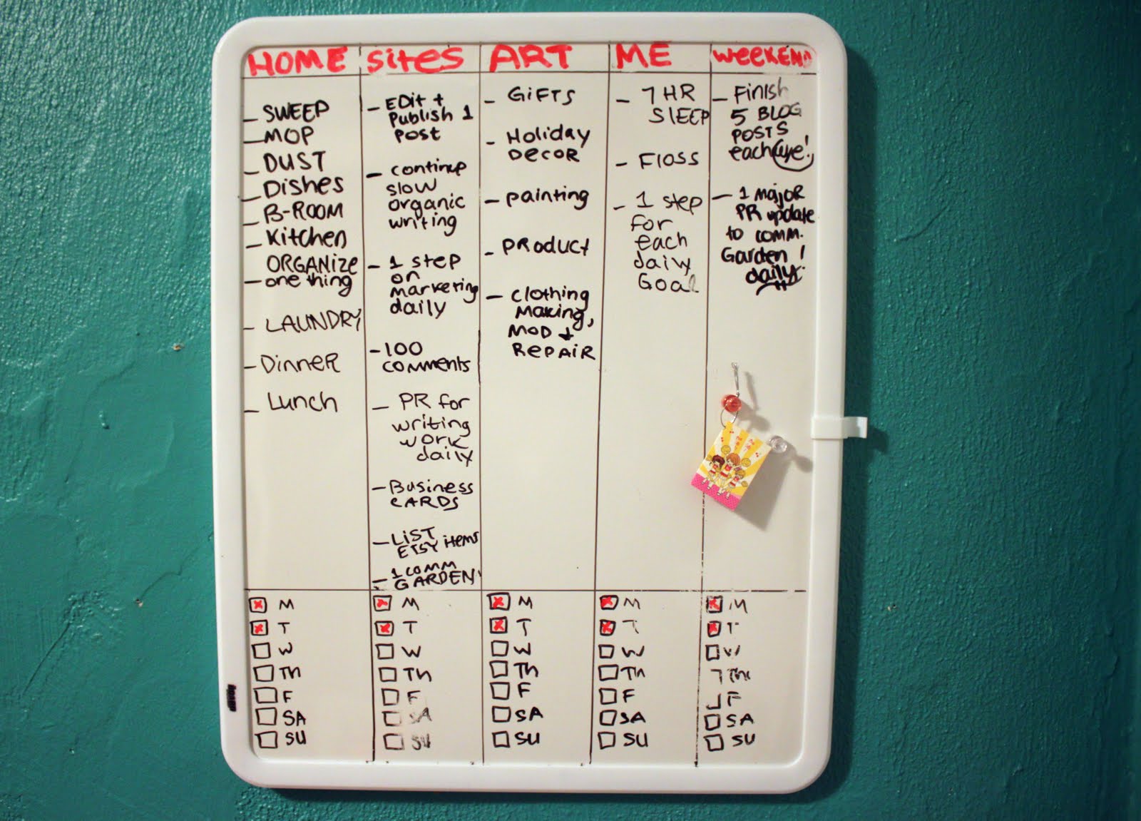 Crafting the Perfect Chore Board