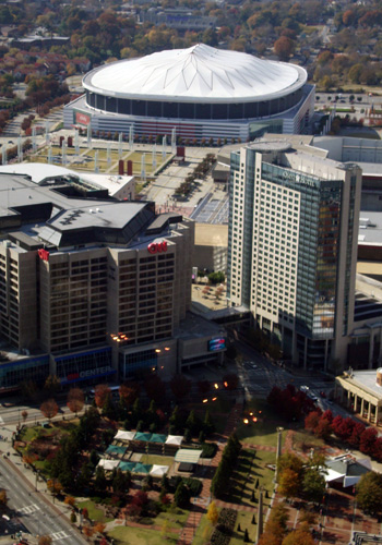 wanderlust ATLANTA: Georgia Dome: Go Falcons!