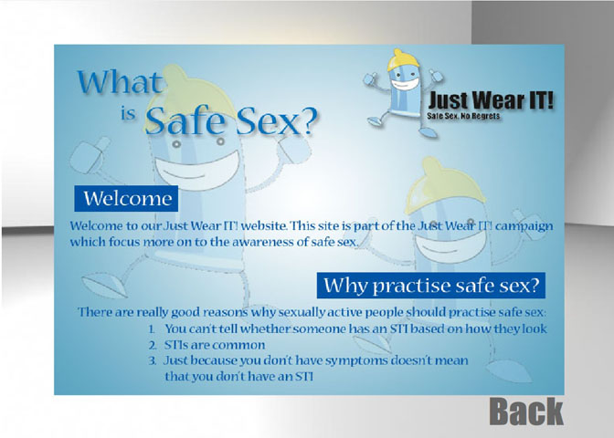 My World Of Designs ~ Gamma Year~ Safe Sex Campaign Just Wear It