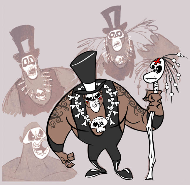 Zee Risek art blog: Papa Shango