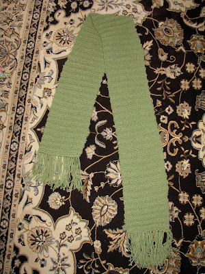 The Knitted Brew: Horizontal "Ribbed" Scarf