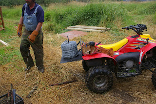 meat: Installing barbed wire fence - part 2 of 3