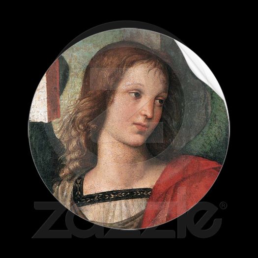 Imagina on Zazzle: Raphael Christmas Angel Stickers Raffaello Sanzio