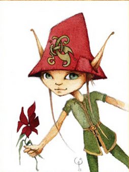 La vie qui passe...le temps est au changement...: Un lutin dans la forêt