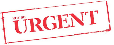 Welcome: Not So Urgent