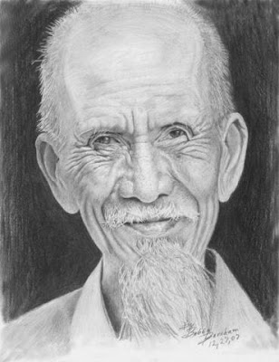 Graphite Pencil Portrait: Old Man