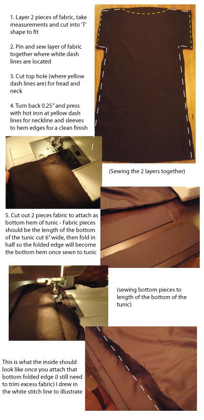 Hammers and High Heels: Simple Steps To Make Your Own Tunic Dress ...