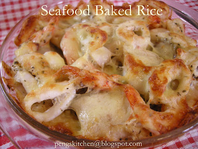 Seafood Baked Rice by Peng's Kitchen