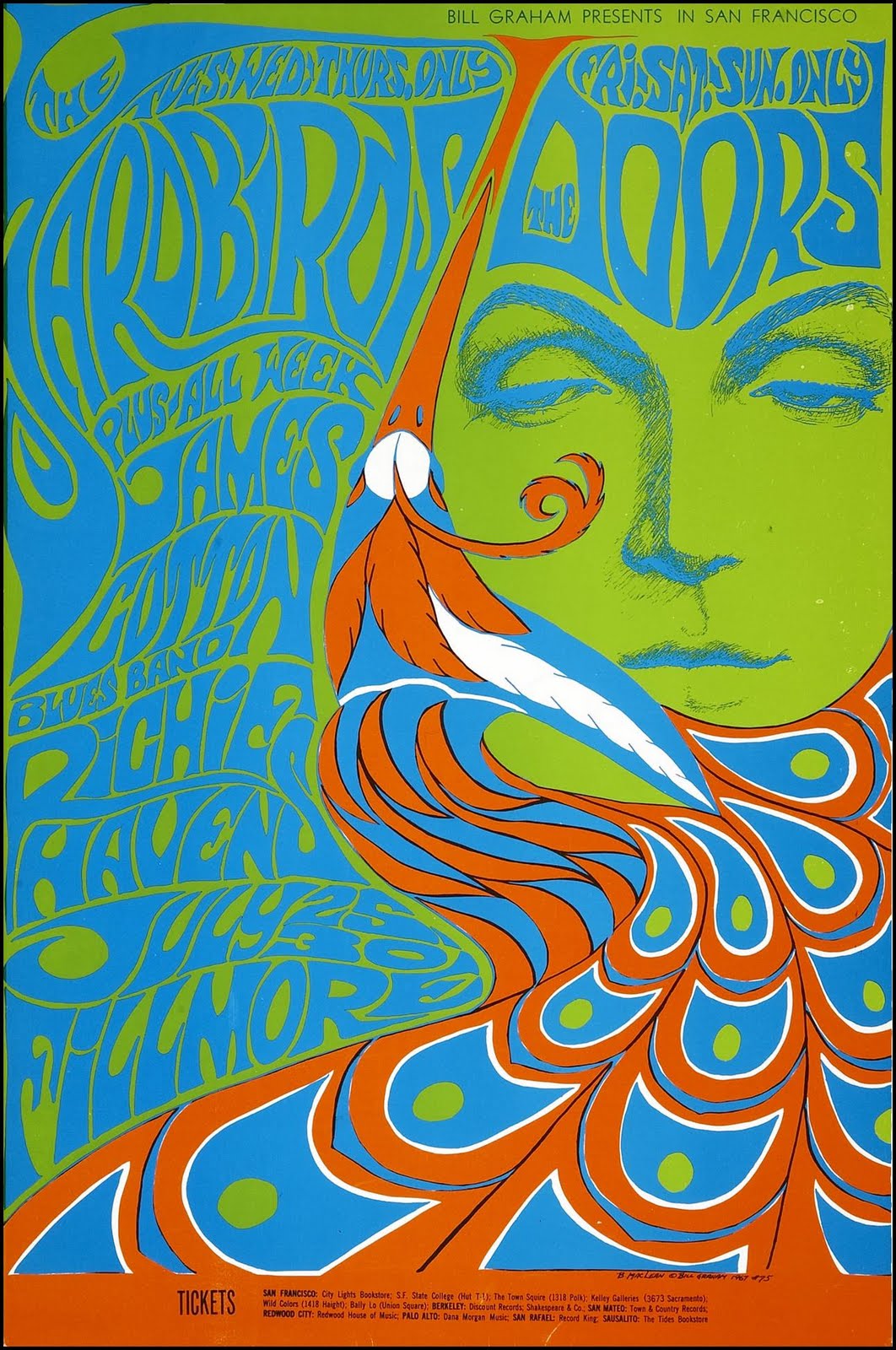 FILLMORE POSTERS on Pinterest | Concert Posters, Milton Glaser and Ja…