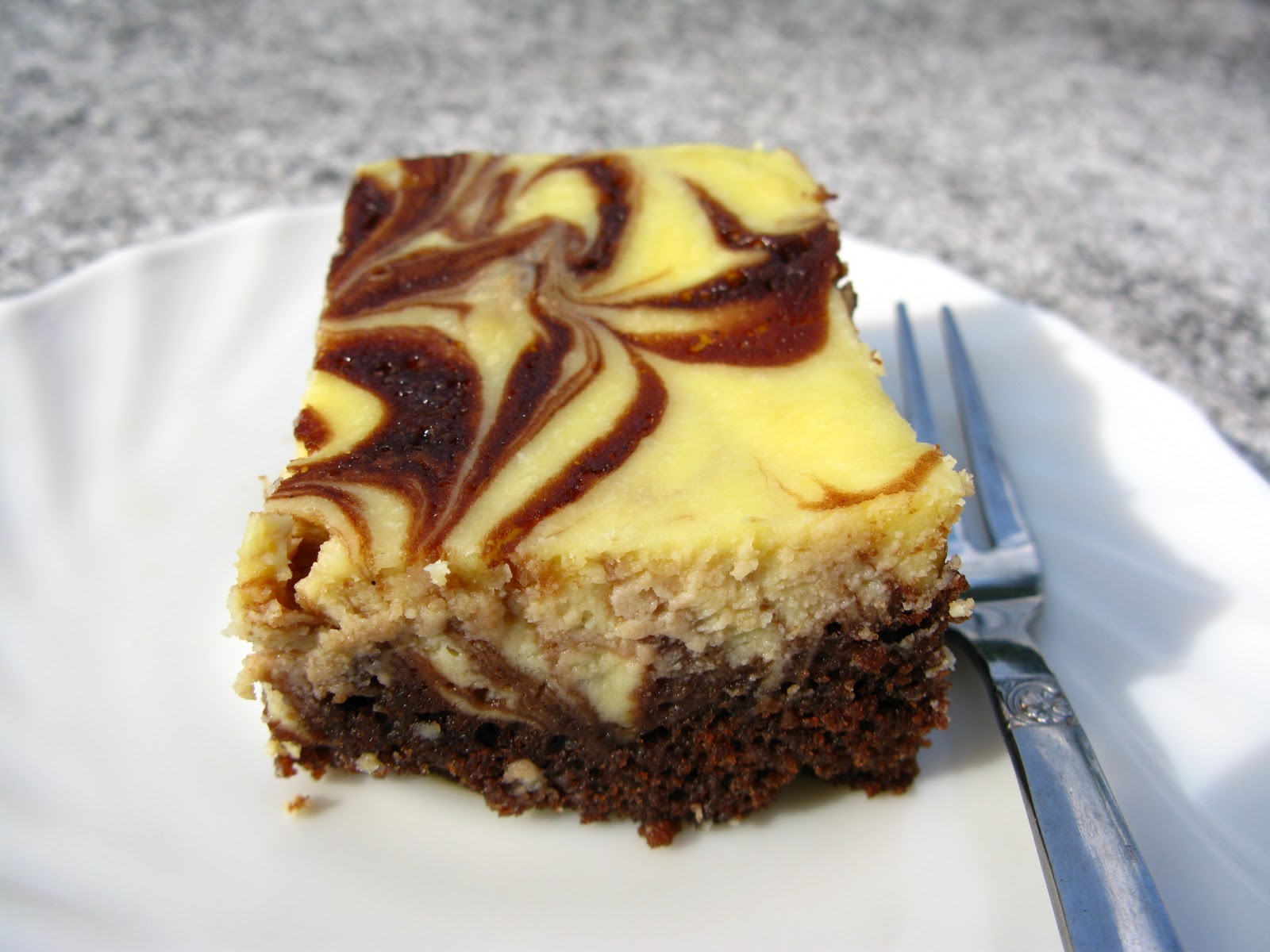 Ling's Passion: Choc-cheese Brownies