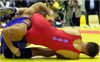 Coach's Locker Room: Wrestling = HOT MALE BONDING