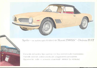 Auto italiana: Coupé Moretti 2500 SS