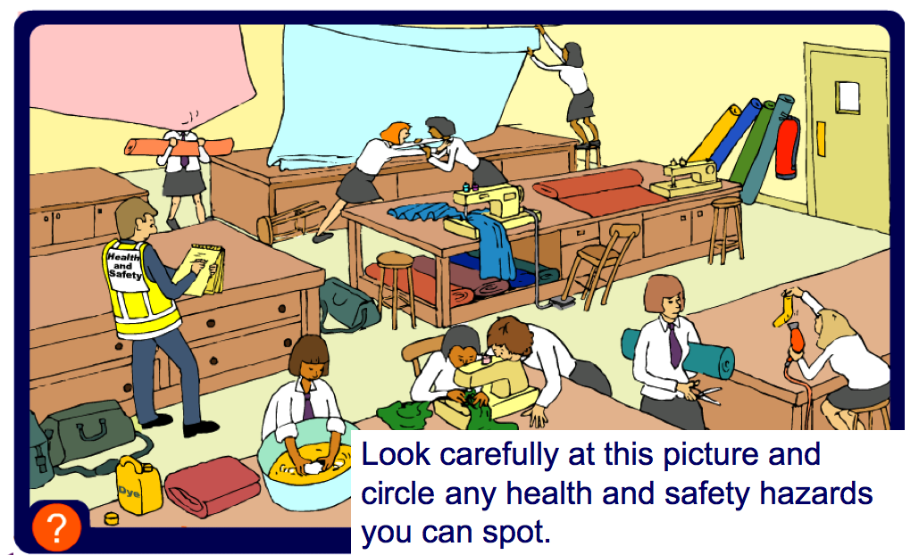 ST Bedes RC School Yr 7 Textiles: Skills Week 1 - H&S in Textiles