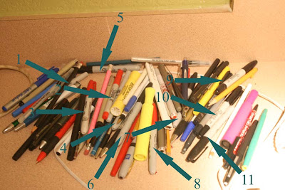 The Pen Hoarder.... AKA my husband | Remodelaholic