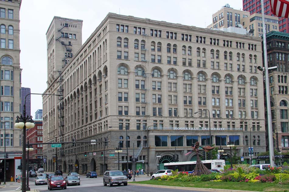 Chicago - Architecture & Cityscape: Auditorium Theater: The Foundation