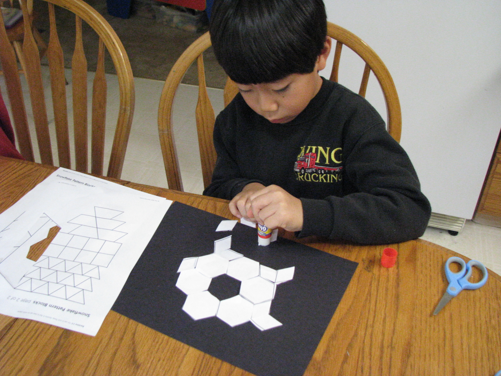 love2learn2day: Snowflake Symmetry (Geometry Class #2 Part 2, Fall 2010)