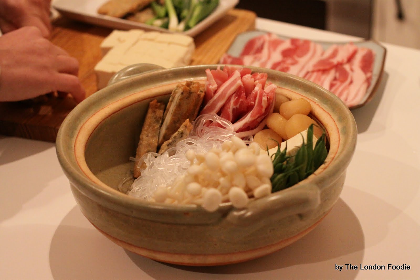 The London Foodie: Japanese Spicy Pork and Seafood Nabe - A Hearty ...