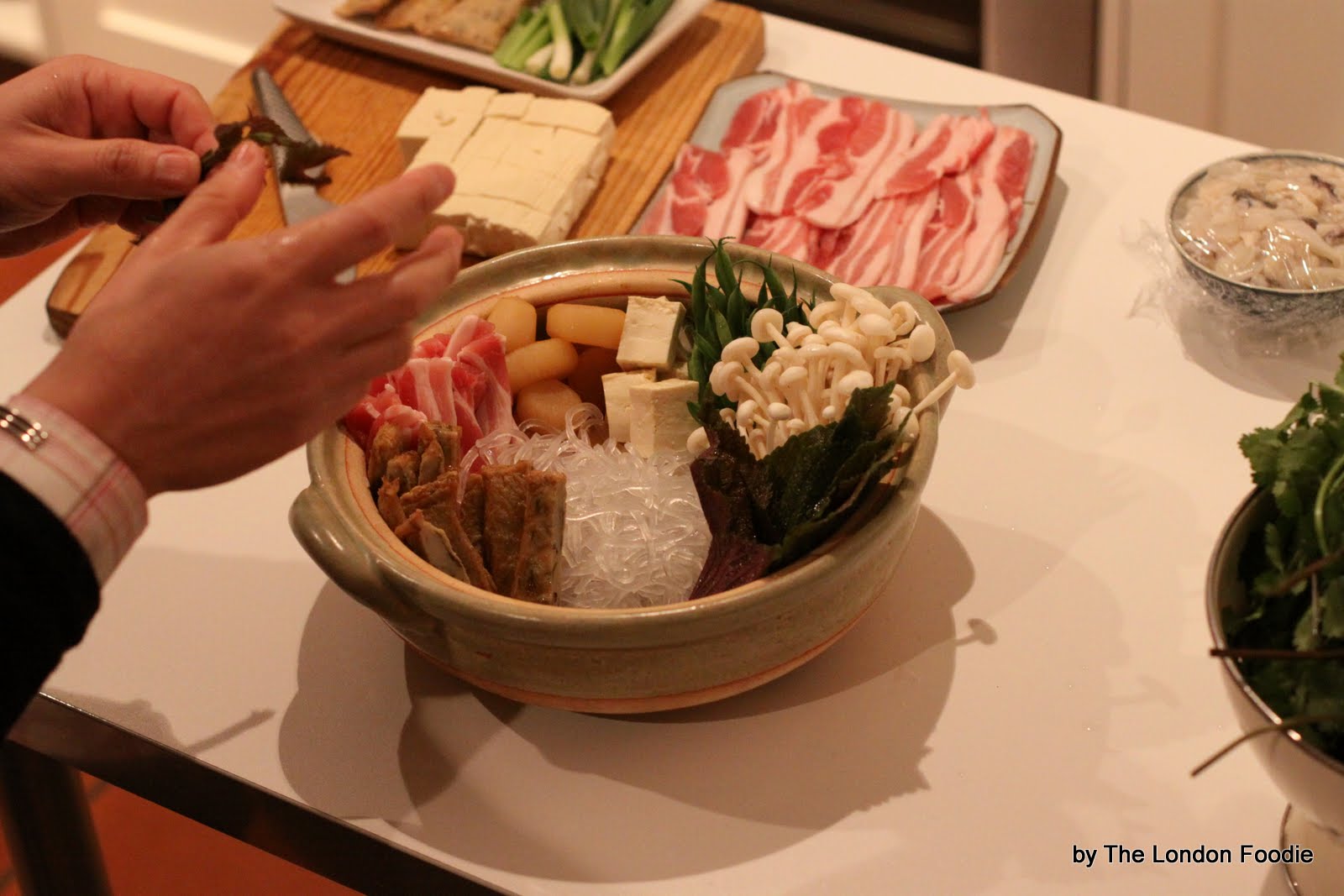 The London Foodie: Japanese Spicy Pork and Seafood Nabe - A Hearty ...