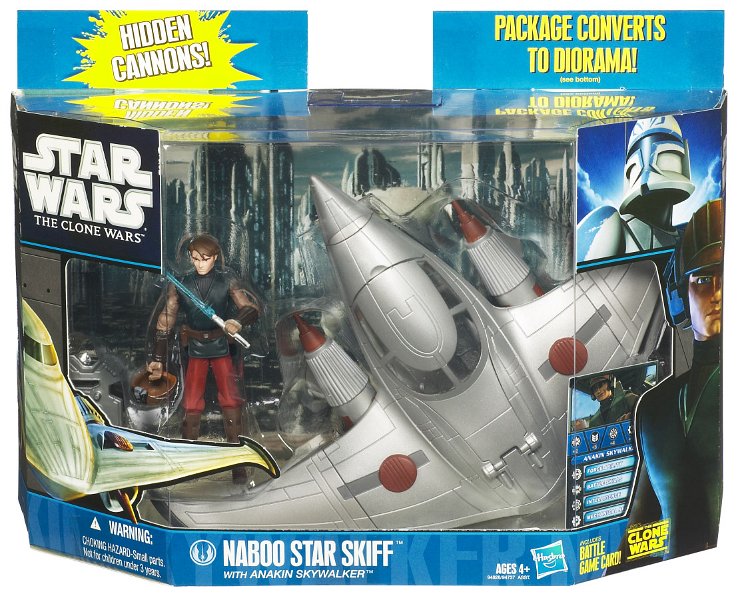 Graffiti Toys: Naboo Star Skiff With Anakin Skywalker