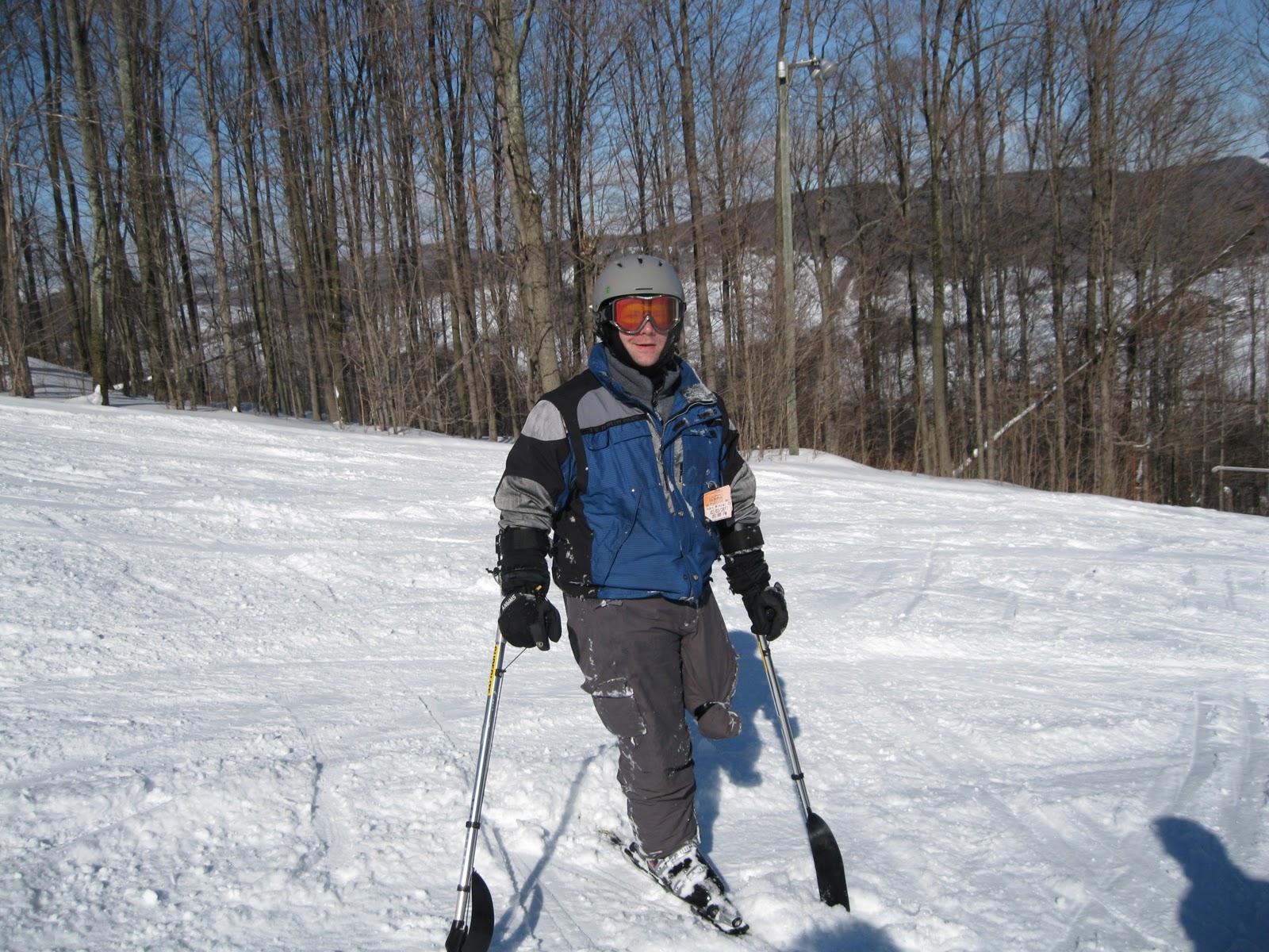 Geezer Skier: Two Skiers - One Pair of Skis