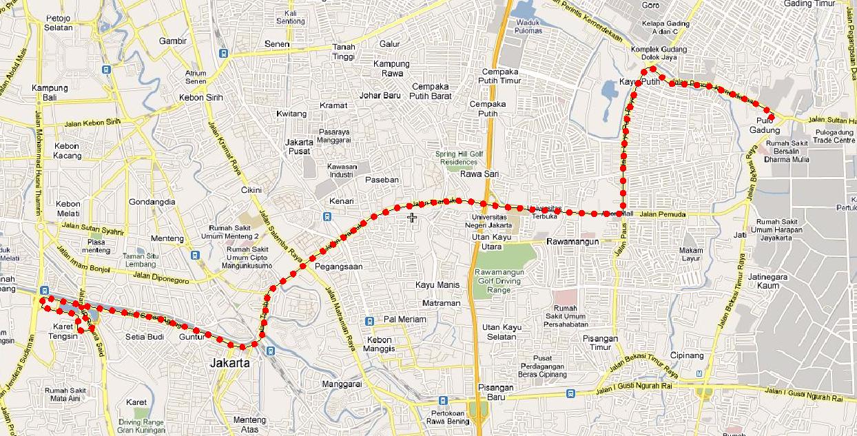 Apa Aja Maumu Deh: Rute Busway Transjakarta Koridor 4 Jabodetabek