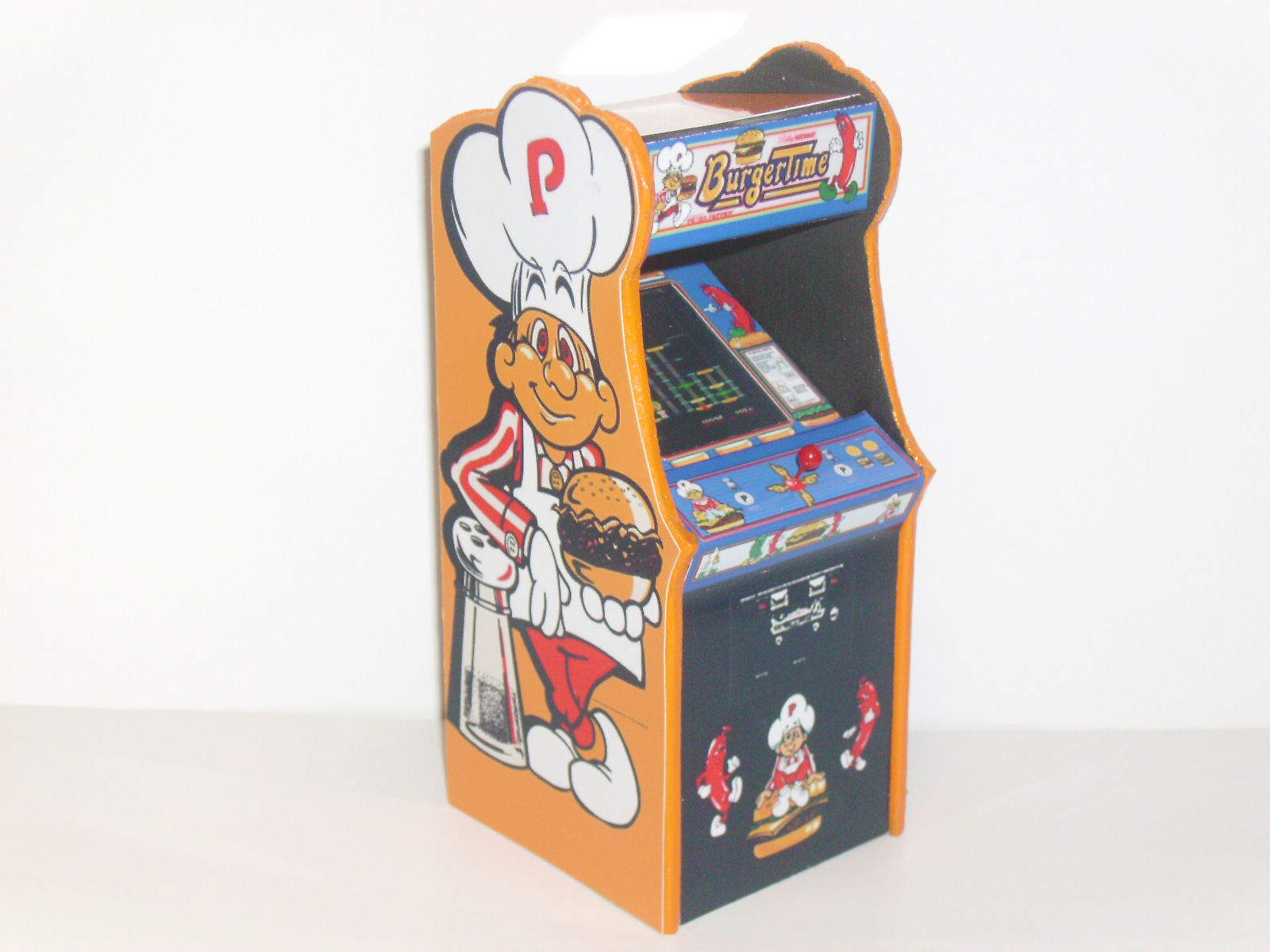 Retro Heart: BURGER TIME - Custom Scale Arcade Model