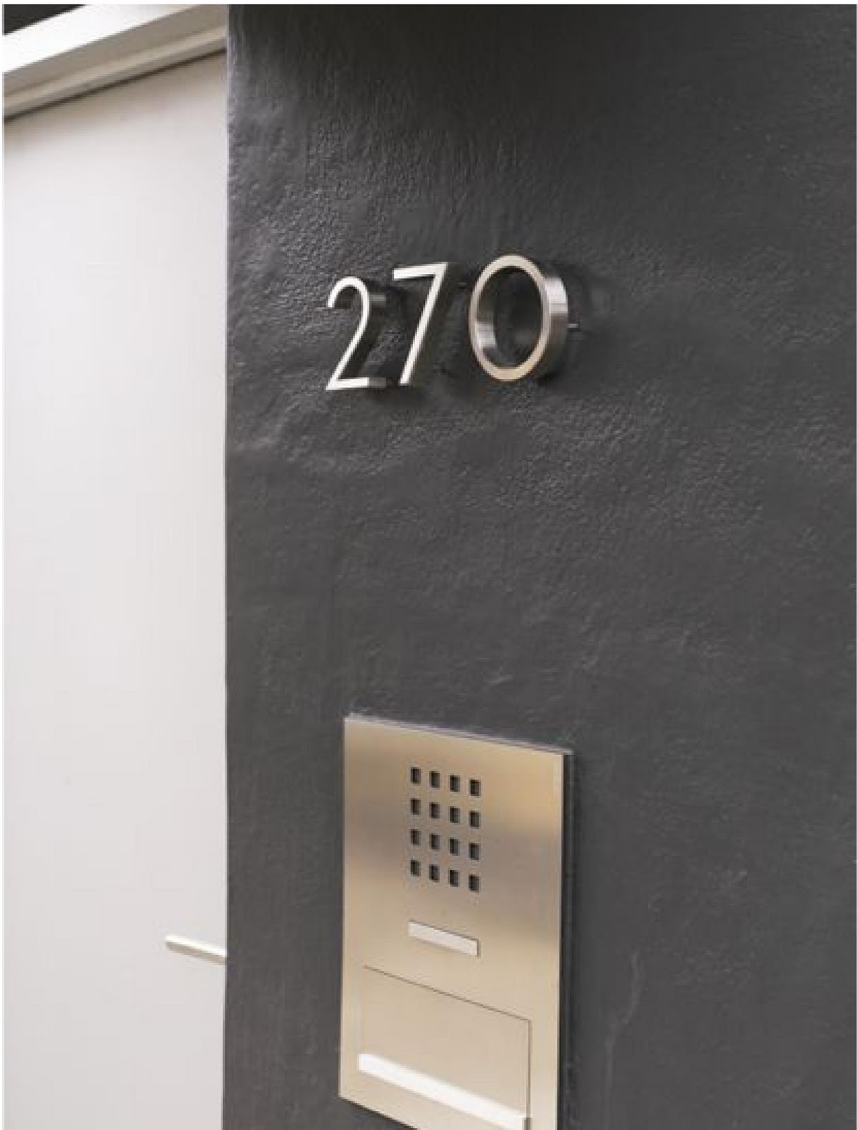 Timbre y números para la casa modernos : Deco-Inspiracion.com