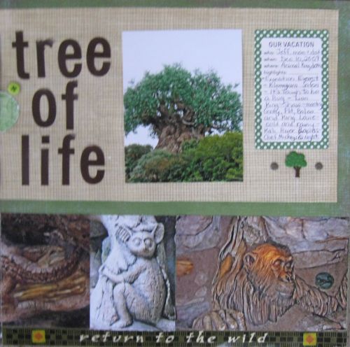 DISNEY SCRAPBOOK ALBUM 2009: Animal Kingdom Part 1