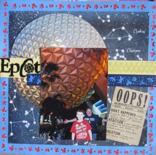 DISNEY SCRAPBOOK ALBUM 2009: Epcot