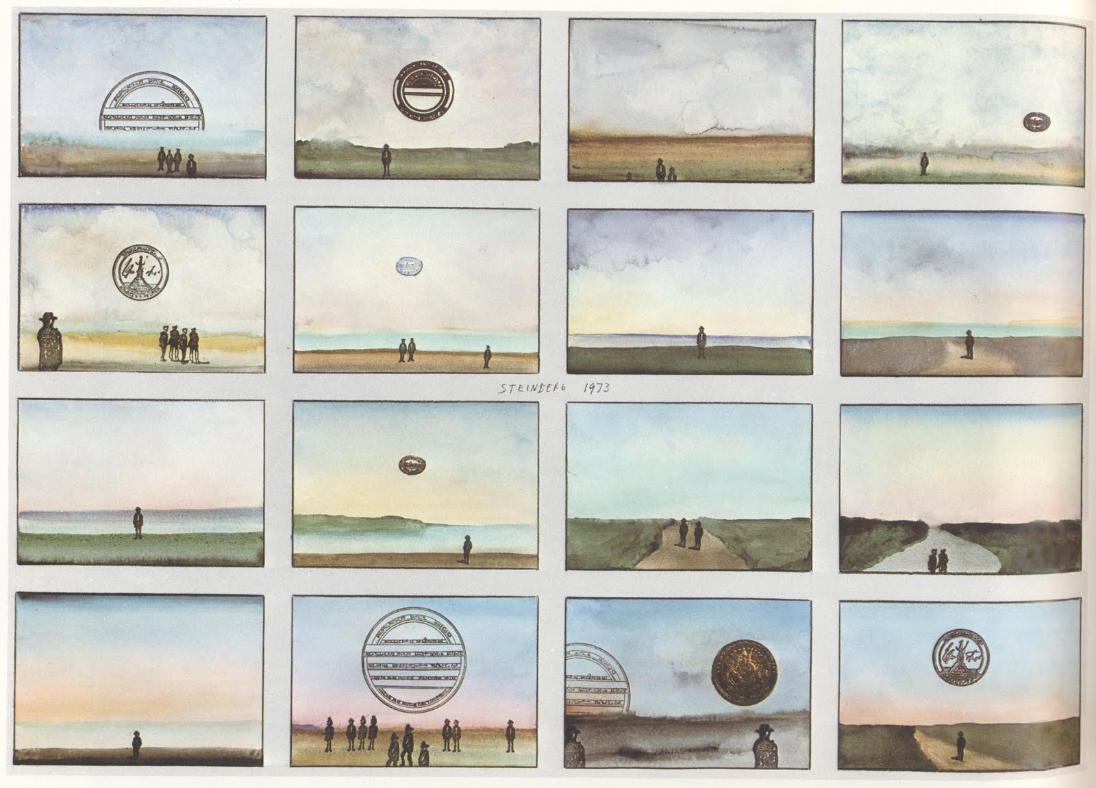 ILLUSTRATION ART: STEINBERG'S CLOUDS