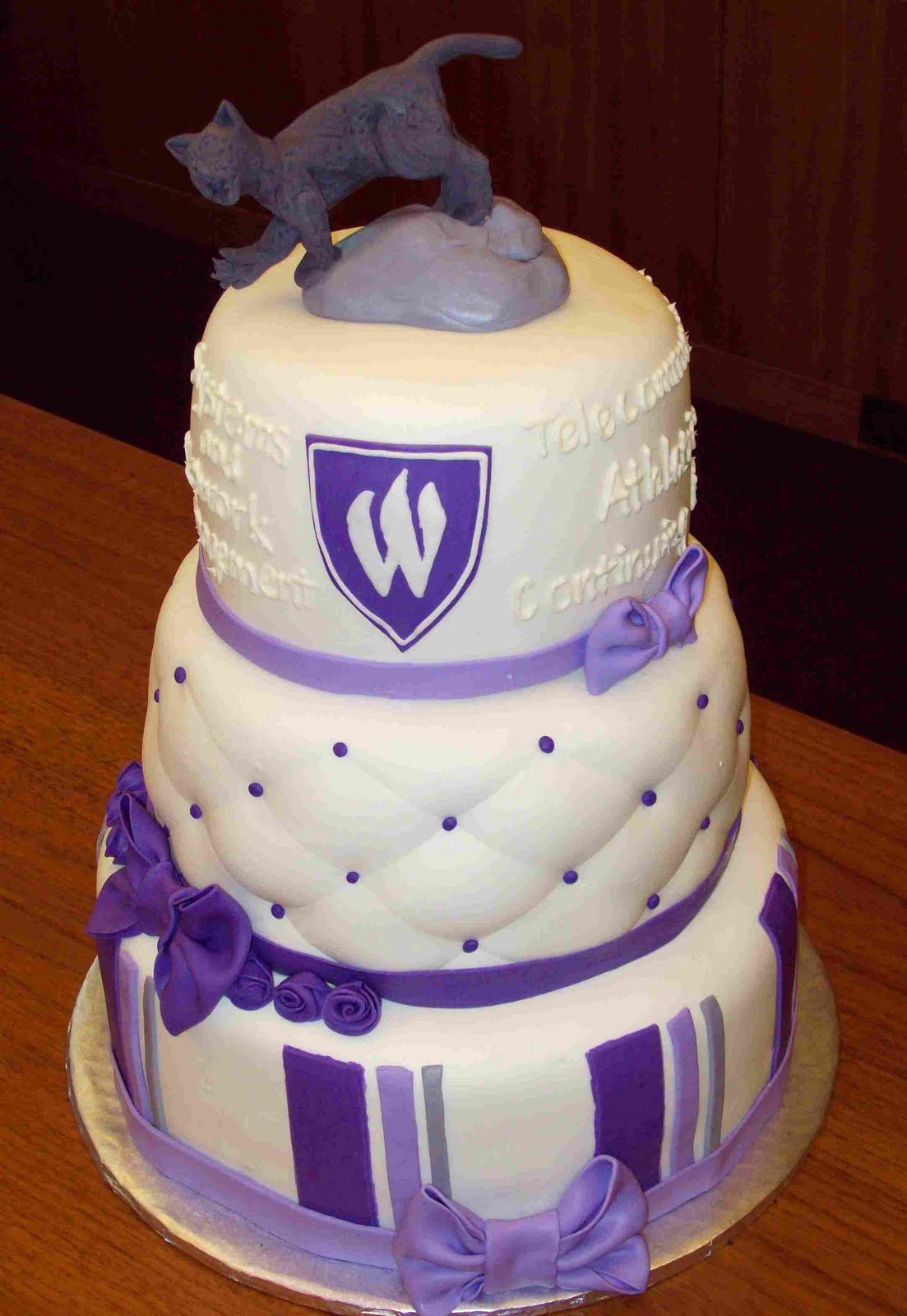 Layers of Love: Weber State University retirement cake