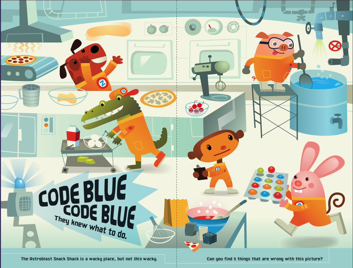 whoop dee do: Astroblast activity fun