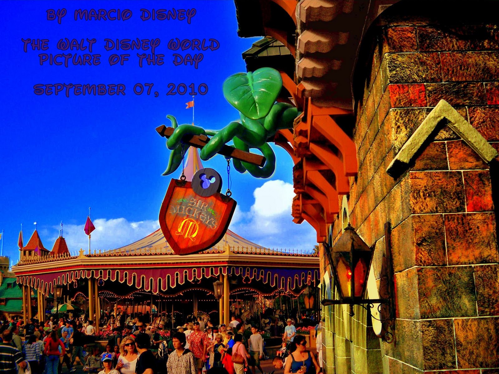 The Walt Disney World Picture of the Day: Sir Mickey's and Carrousel