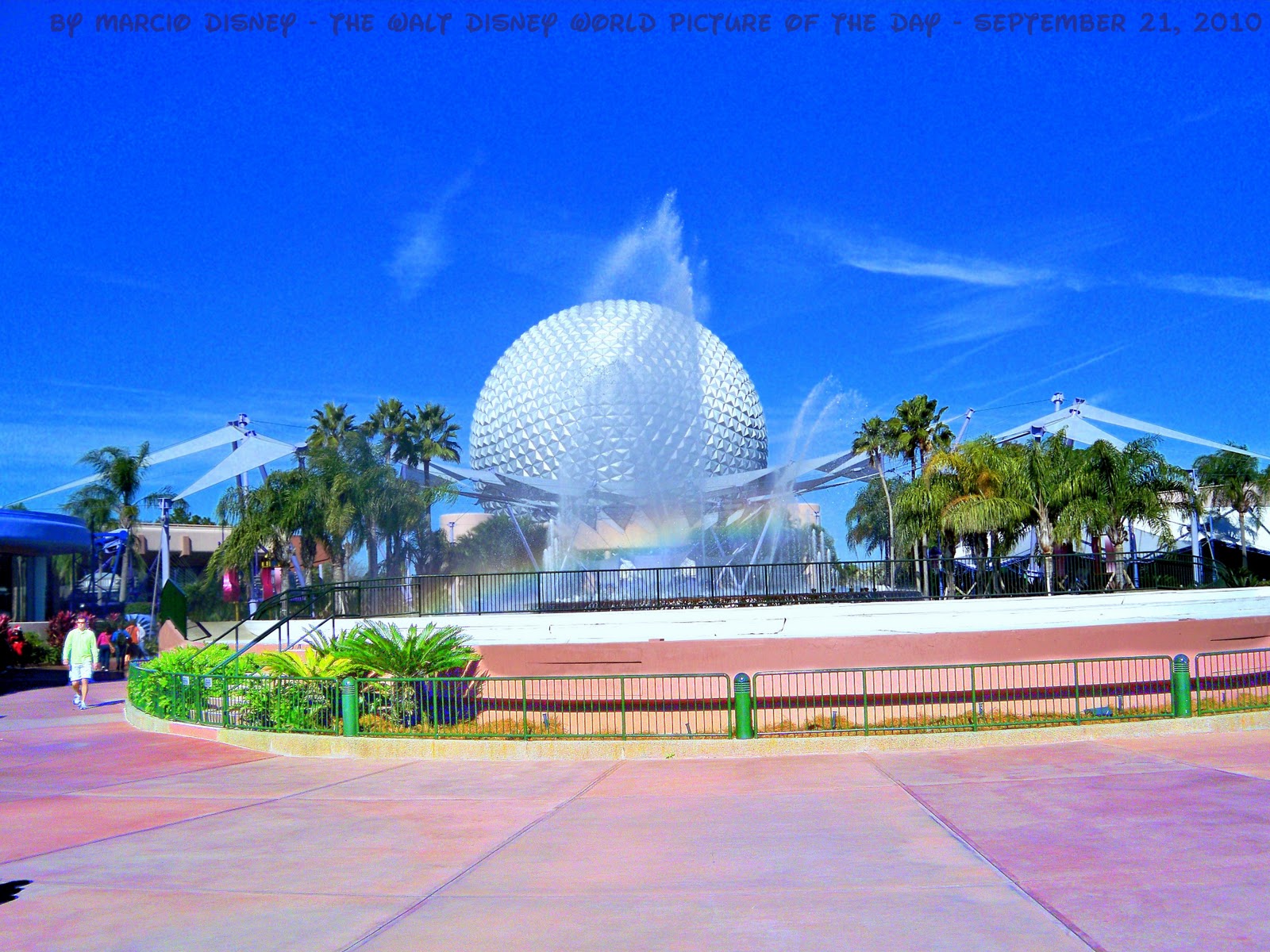 The Walt Disney World Picture of the Day: 1 more Epcot from the Rose Bridge