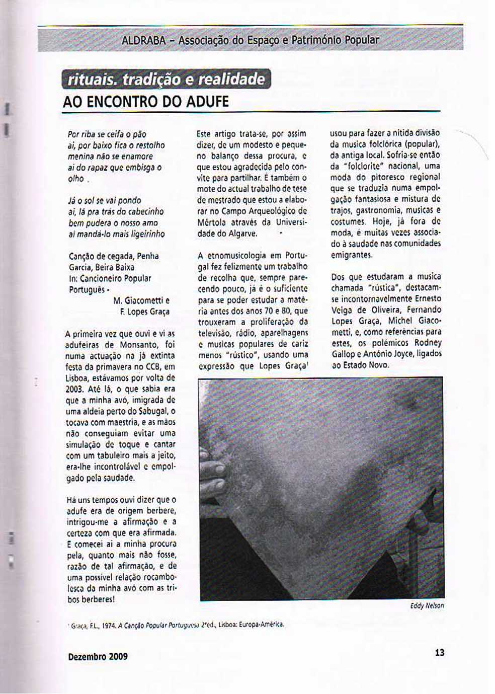 riquezas inauditas: SOBRE O ADUFE...