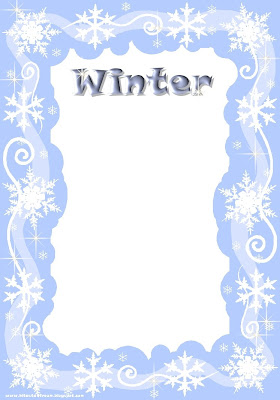 Debbie's Resource Cupboard: Winter writing frames