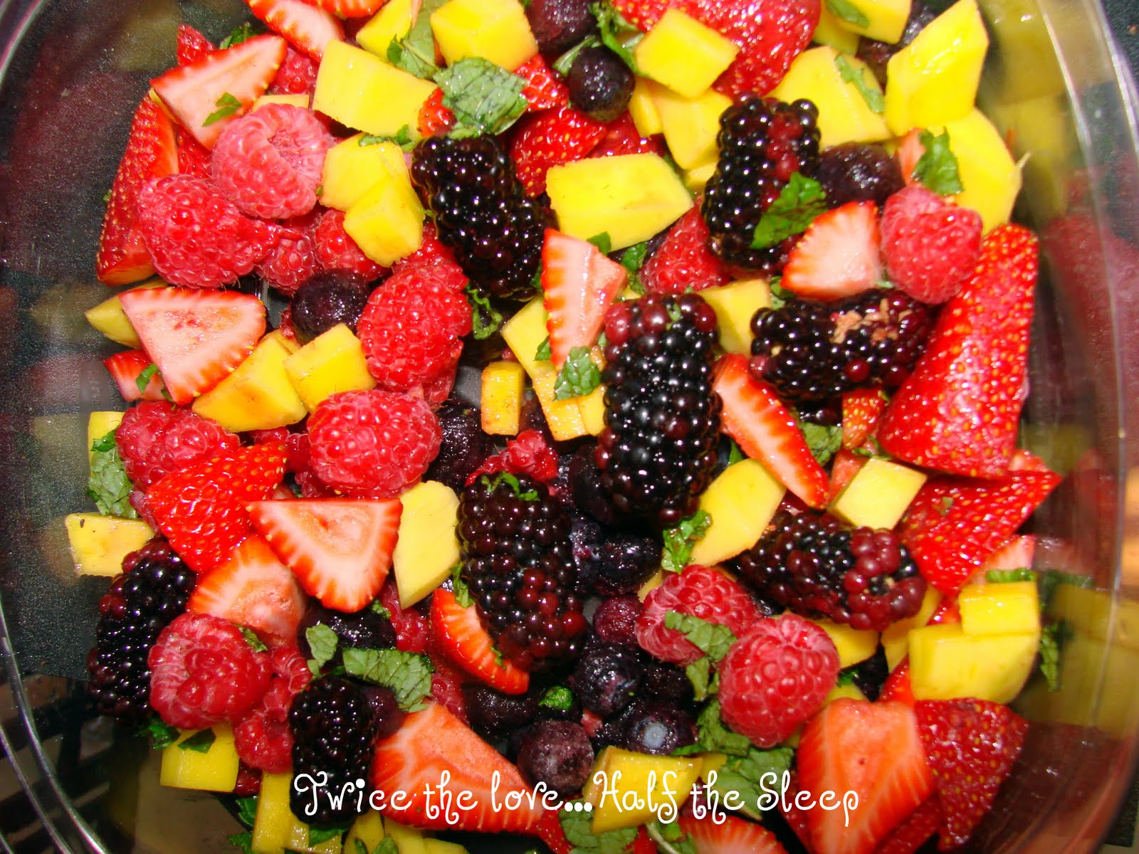 Twice the love...half the sleep!: Fresh Fruit Salad with Mint