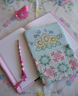 HenHouse Emporium: Vintage Embroidered Notebook Covers