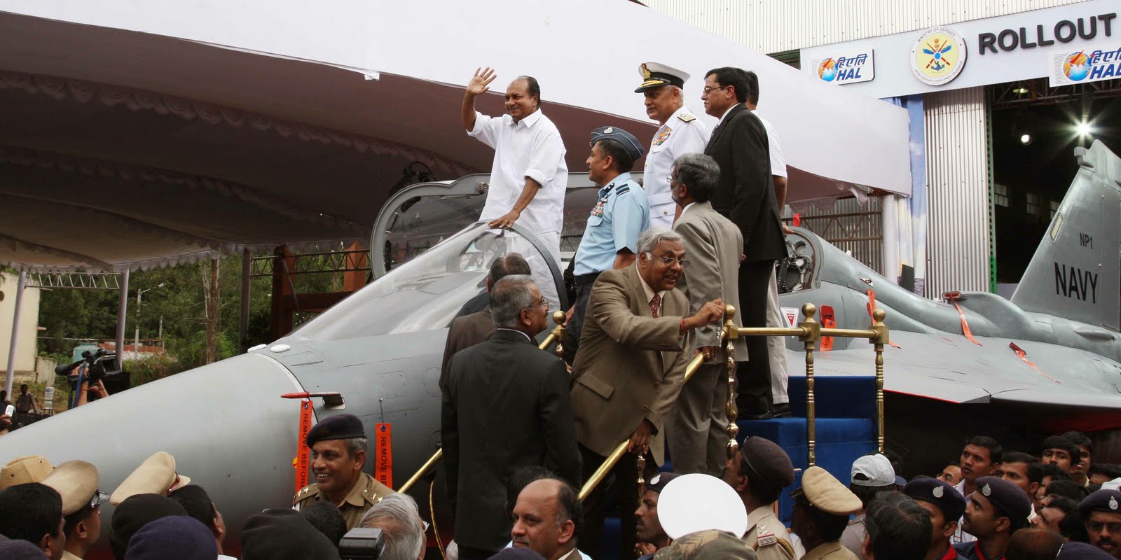 HAL rolls out the Naval Tejas Light Combat Aircraft (LCA) - Broadsword ...