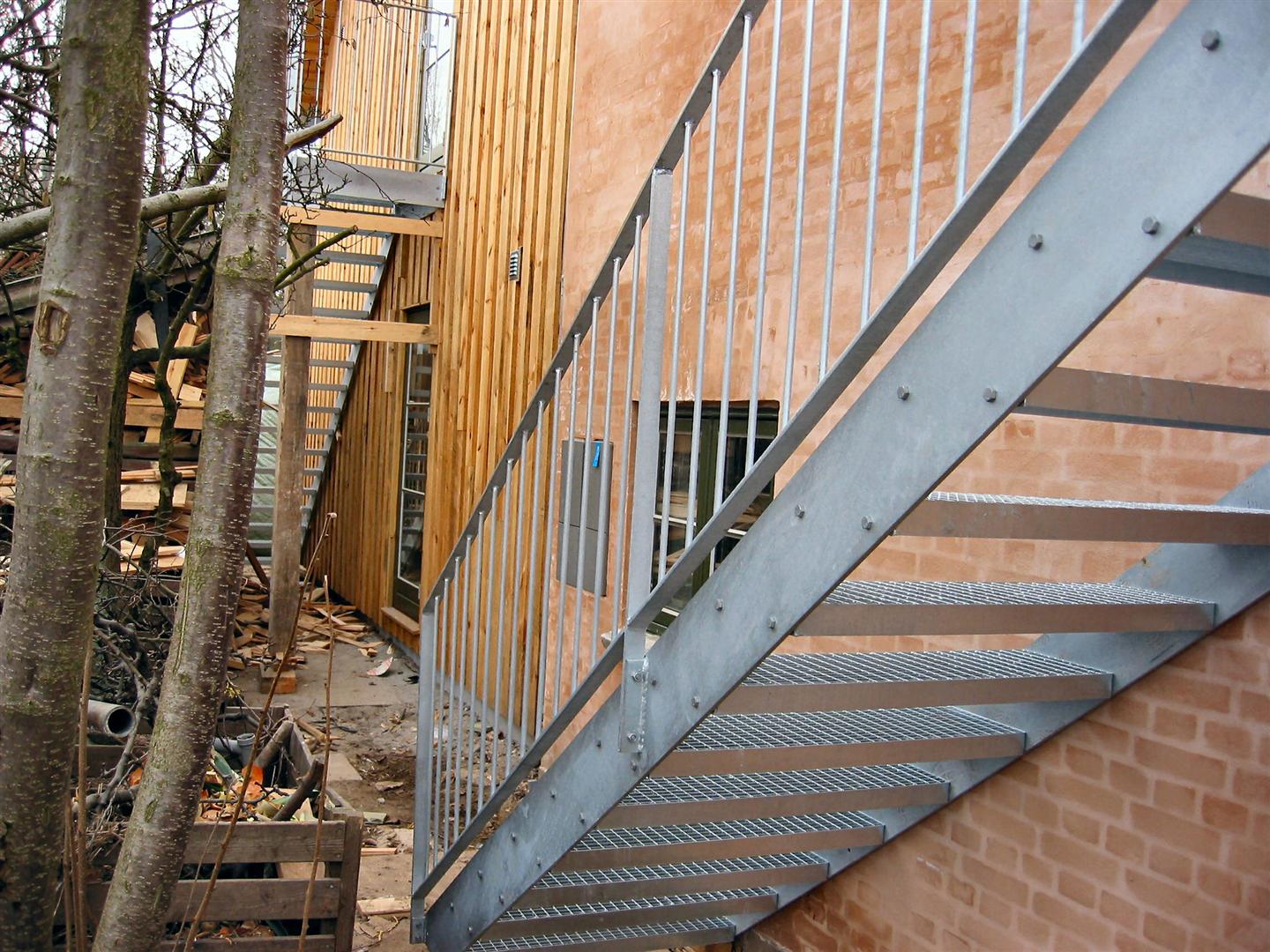 Galvaniserede Udendørs Trapper, Ståltrapper, Smedejerns-trapper: 7 ...