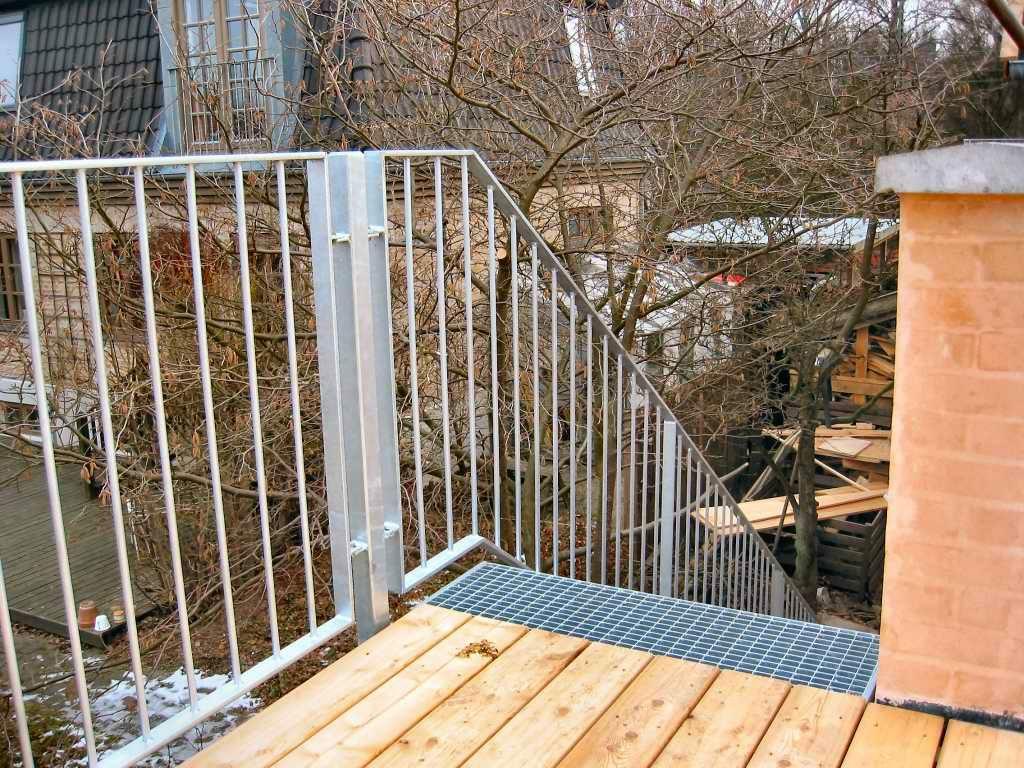 Galvaniserede Udendørs Trapper, Ståltrapper, Smedejerns-trapper: 6 ...