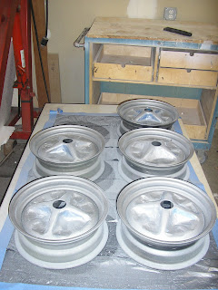 The Devine MG Diaries: Overdue Post - Rostyle Wheel Restoration