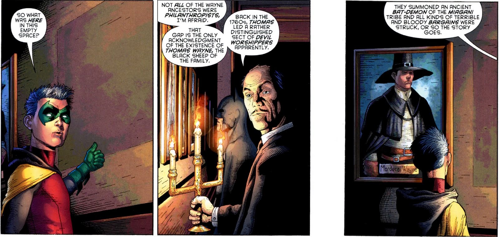 Bruce Wayne IS Batman: Wayne Portraits: Who's who?