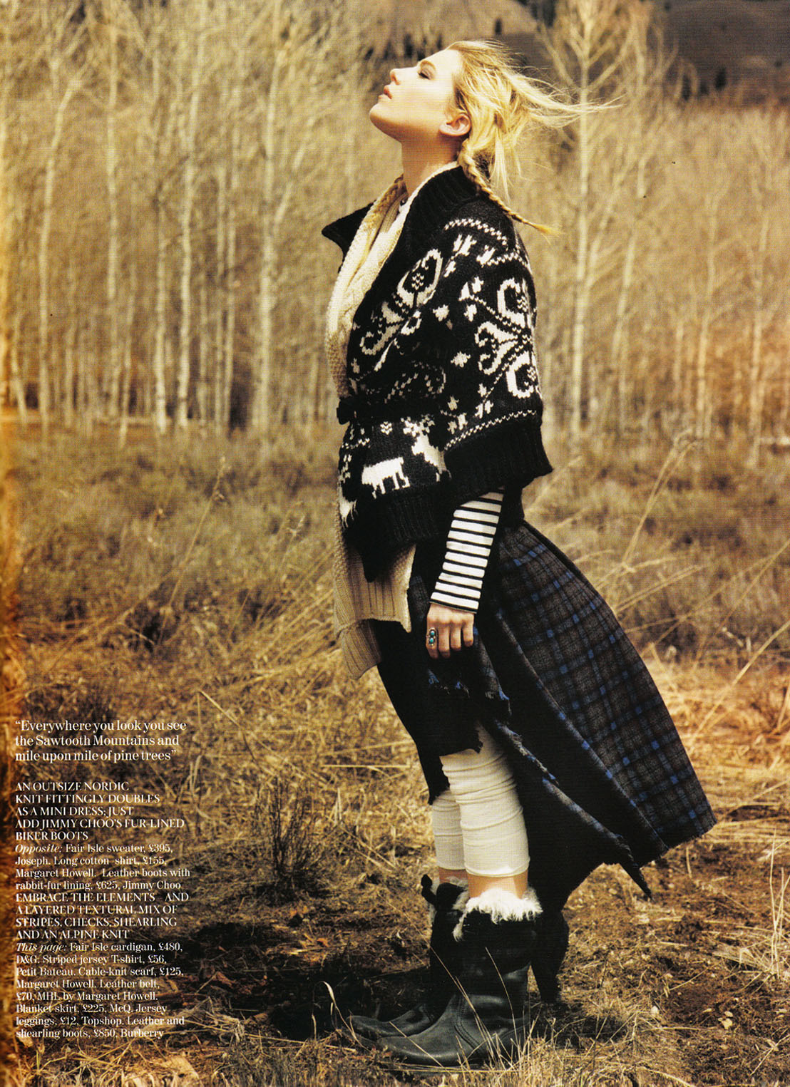 Dree Hemingway in UK Vogue November 2010