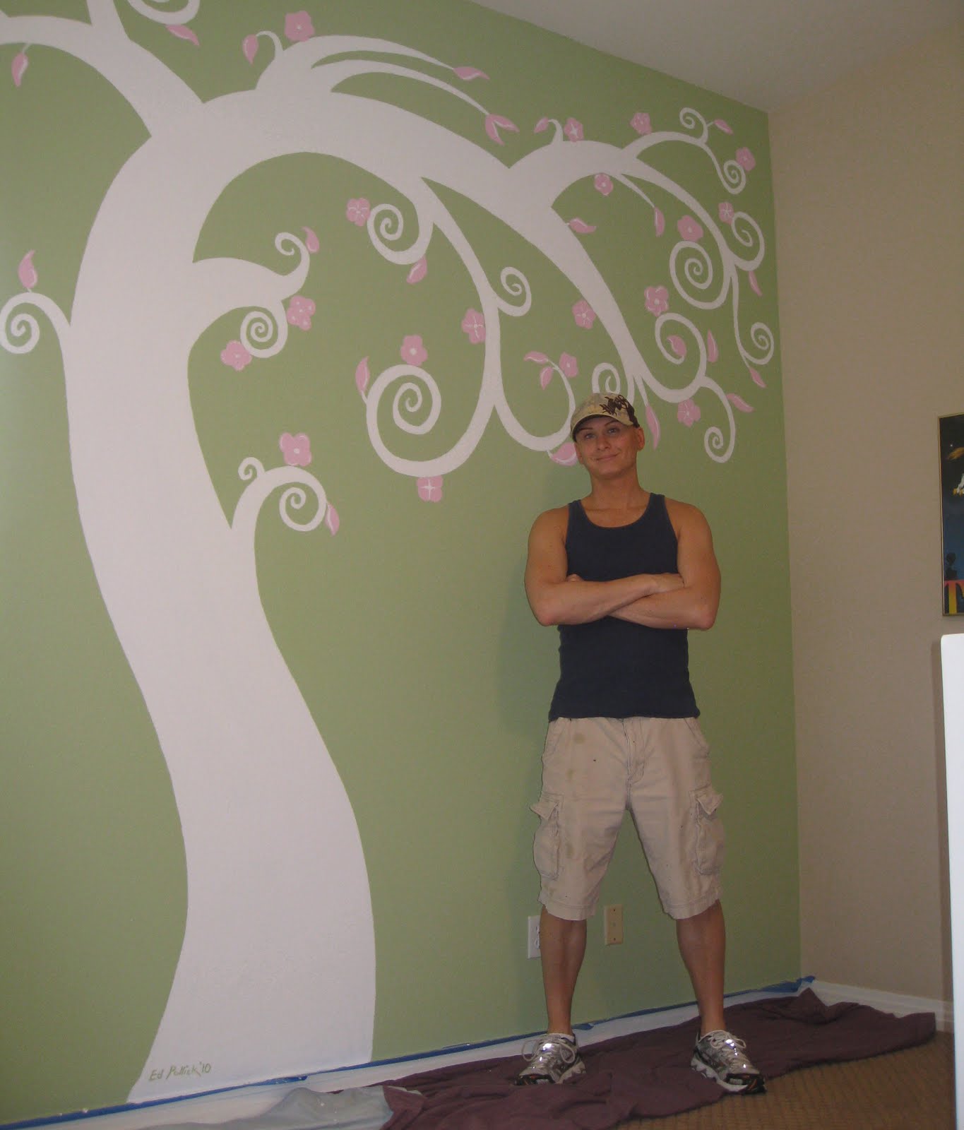 Edward Pollick Illustraton: Nursery Mural