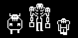 8-Bit City: Pixel Art: Skeleton Monsters