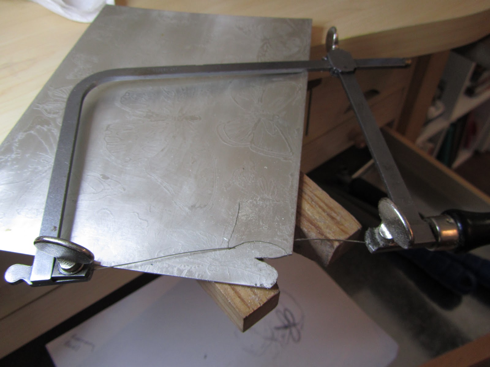 Connecting Pieces: Acid etching-steps three and four- clean and cut