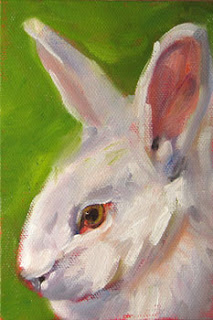 One Hundred Paintings / One Hundred Days: 213 White Rabbit